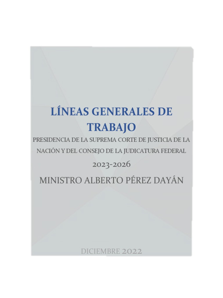 Proyecto Ministro Alberto Perez Dayan | PDF | Federación | Gobierno