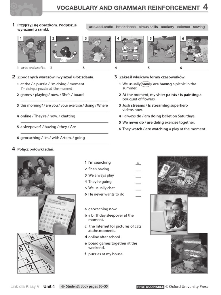 Link L5 U4 Reinforcement Ws | PDF