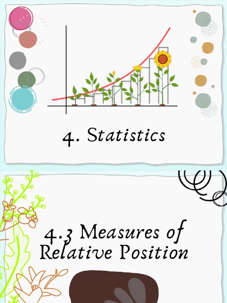 Measures of Relative Position and Data Distribution | PDF | Percentile ...