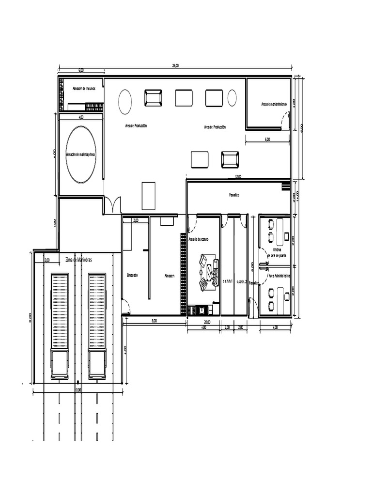 Plano Fabrica de Queso Edit-Model | PDF