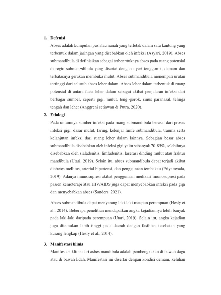 LP Abses Submandibula | PDF