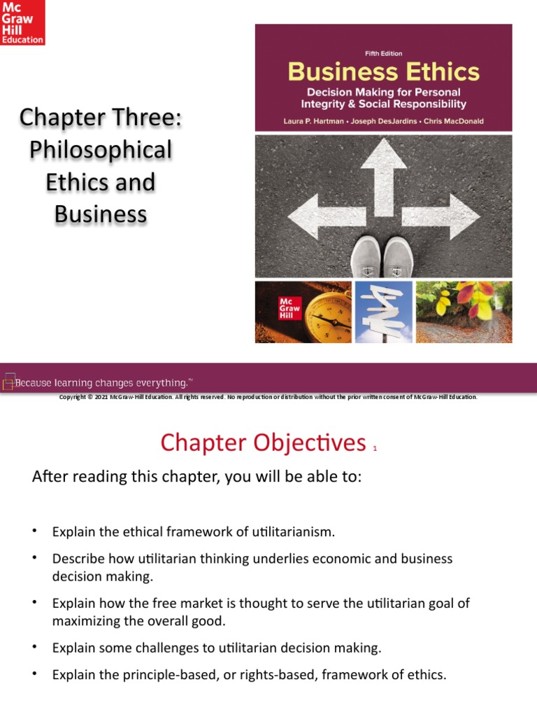 Hartman 5e Accessible PPT Ch03 | PDF | Utilitarianism | Rights