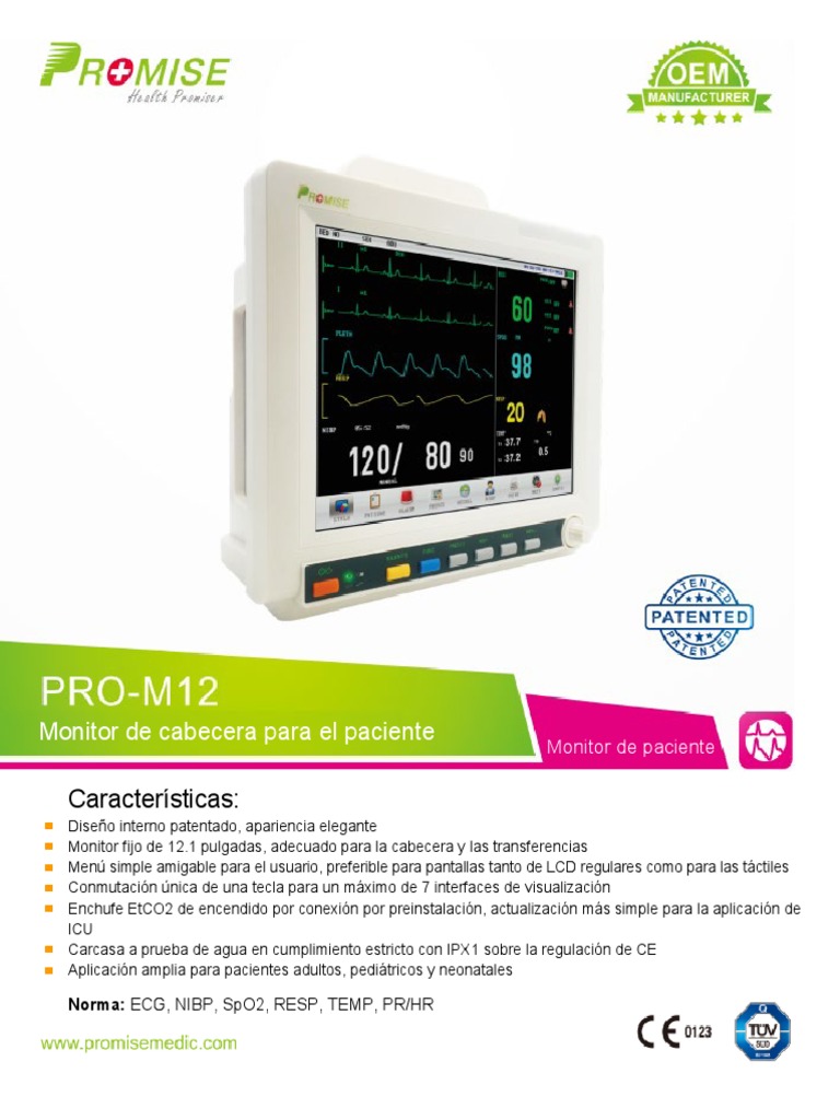 PRO-M12 - Beracah MONITOR DE SV PROMISE PROM12 | PDF | Ingenieria ...