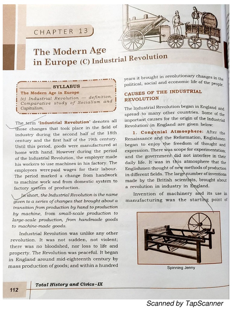 Industrial Revolution PDF Cut Portions | PDF