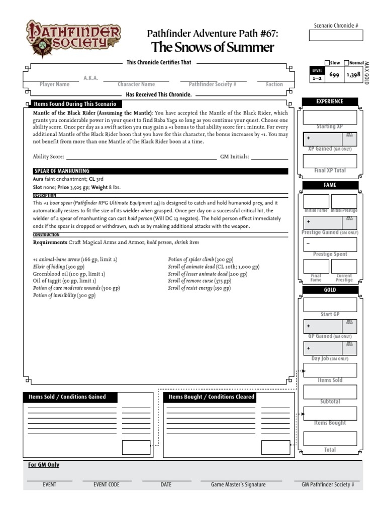 The Spoils of Adventure: A Chronicle Detailing Rewards and Gains from ...