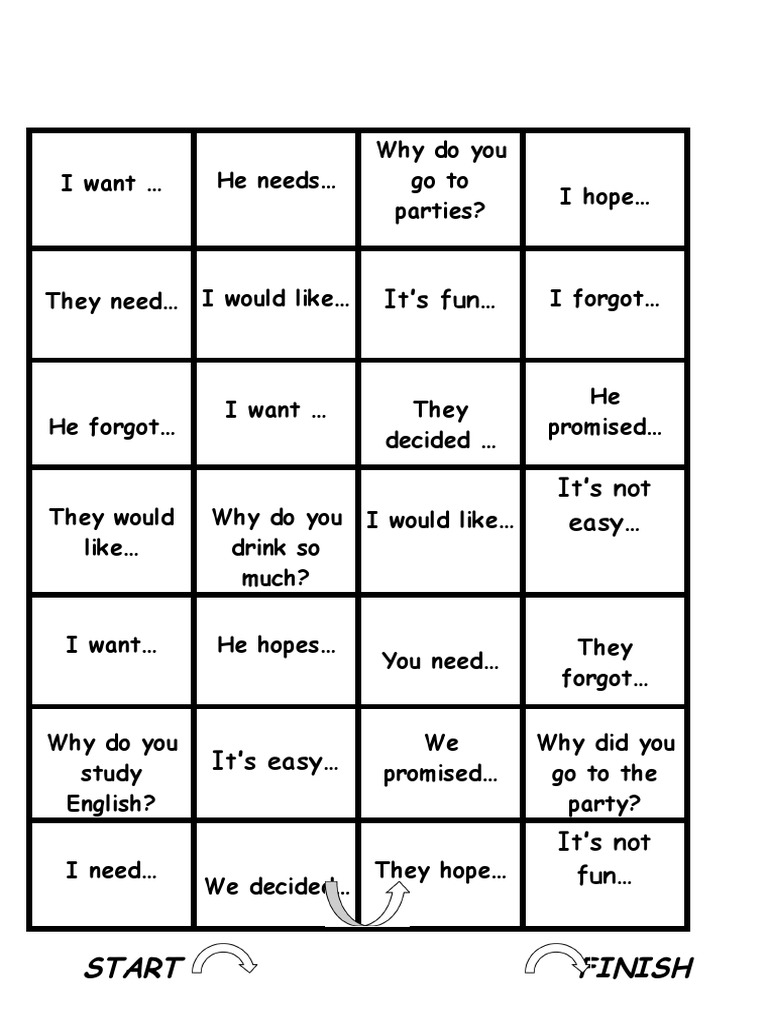 9A Infinitive-With-To-Board-Game-Fun-Activities-Games-Games-Grammar ...