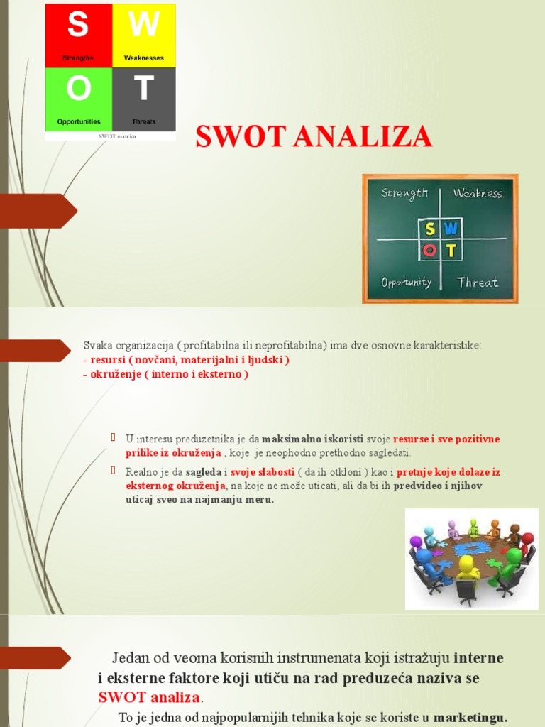 Swot Analiza | PDF