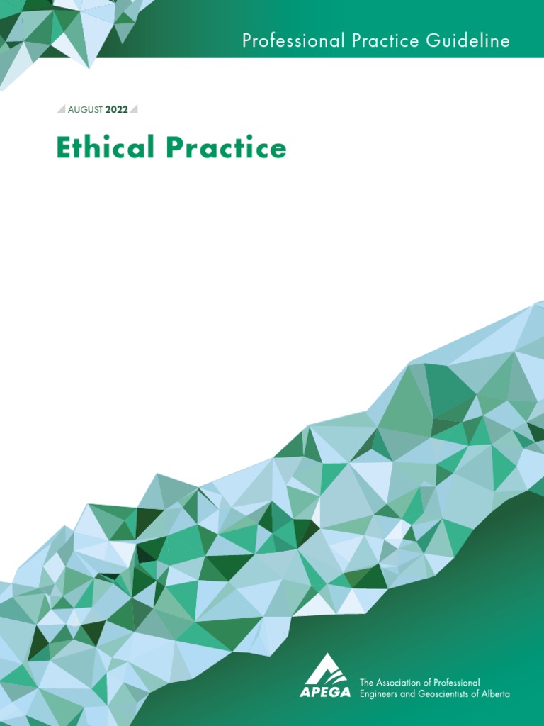APEGA Ethical Practice | PDF