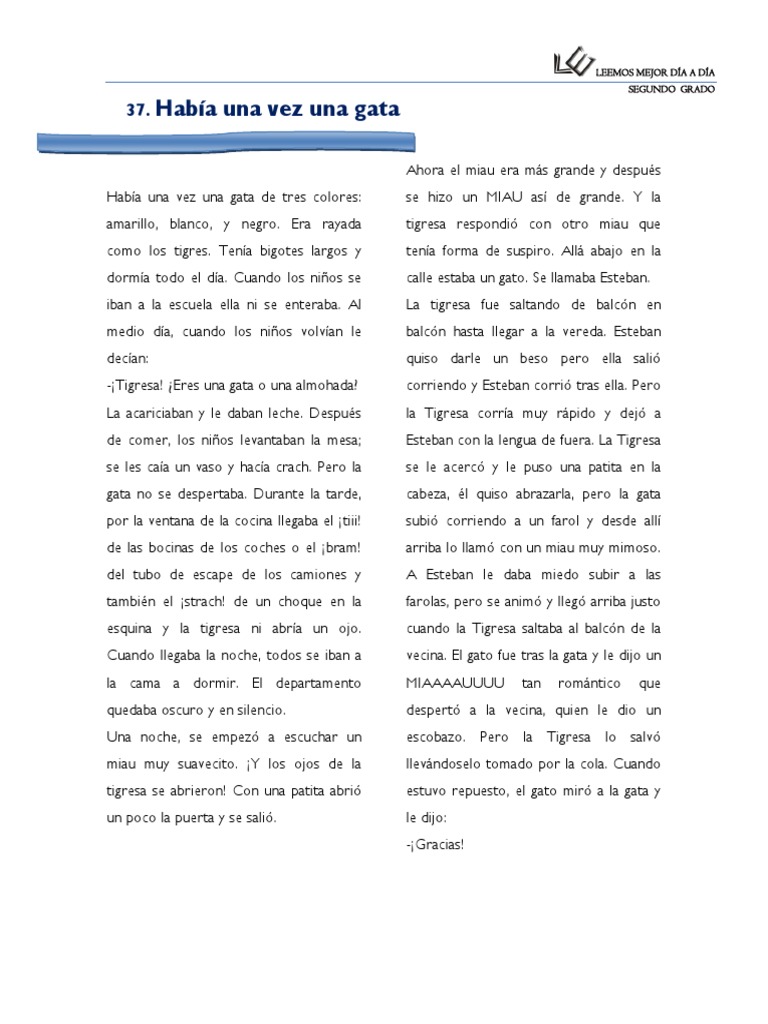 Habia Una Vez Una Gata | PDF