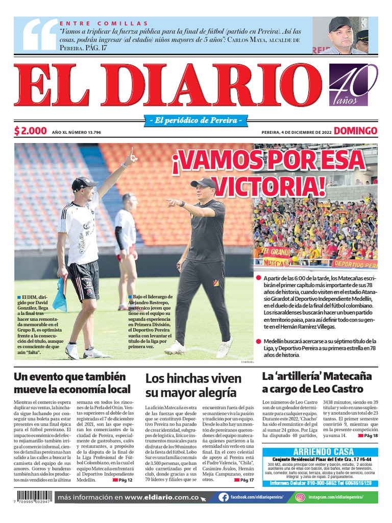 El Diario Domingo 4-12-22 | PDF