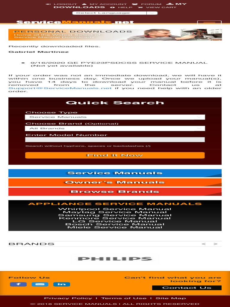 Service Manual Downloads Overview | PDF | Technology & Engineering