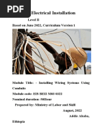 Electrical Installation Level 5 Learning Guide | PDF | Curriculum ...