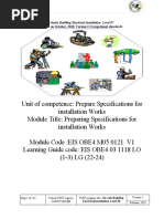 Electrical Installation Level 5 Learning Guide | PDF | Curriculum ...