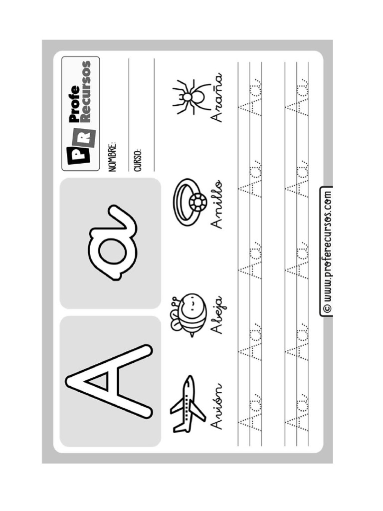 Fichas Vocales - Consonantes | PDF