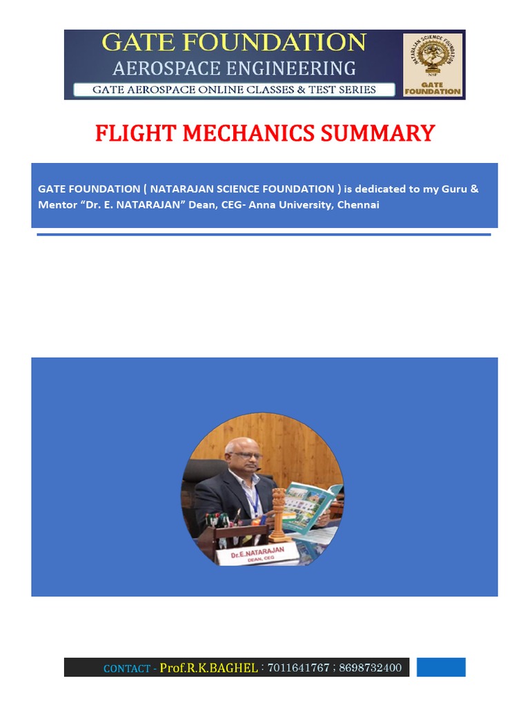 Flight Mechanics Overview and Principles | PDF | Mach Number | Drag ...