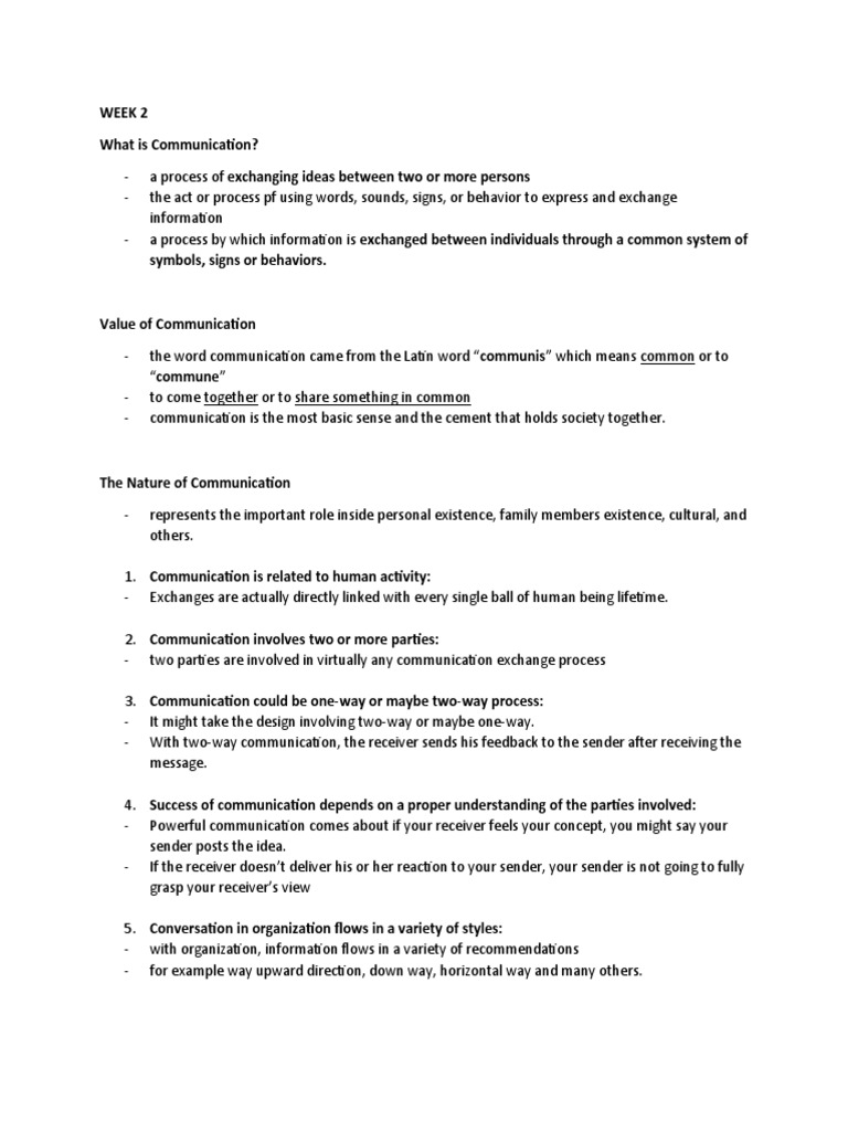 Purc Week 2-5 (Prelim) | PDF | Communication | Nonverbal Communication