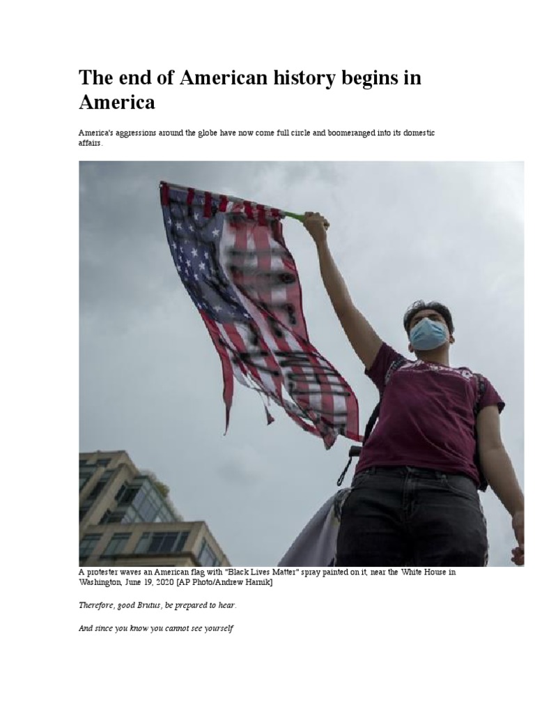 The End of American History Begins in America | PDF | International ...