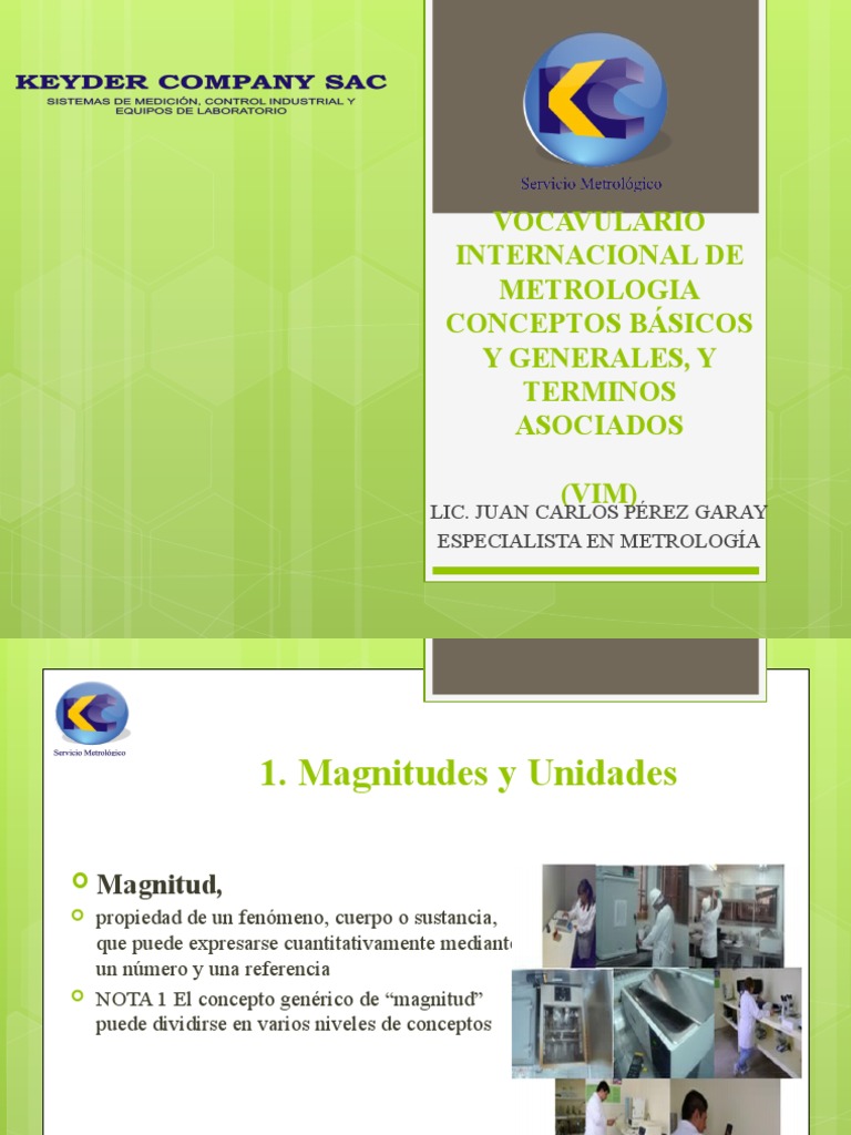 Vocavulario Internacional de Metrologia Conceptos Básicos Y Generales, Y Terminos Asociados (VIM ...