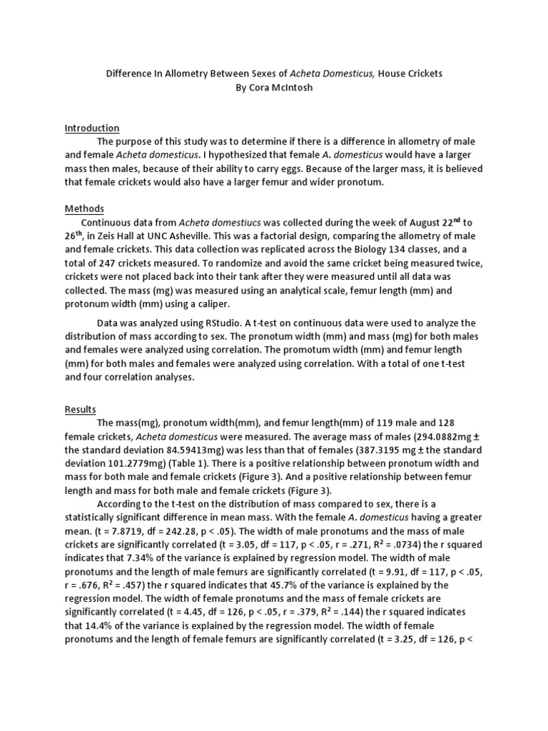 Cricket Paper - Cora Mcintosh | PDF | Coefficient Of Determination ...