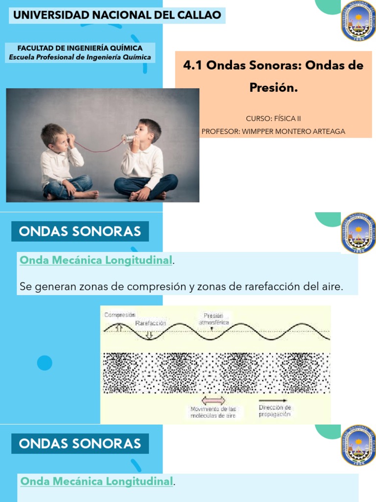 4.1 Ondas Sonoras | PDF | Olas | Sonido