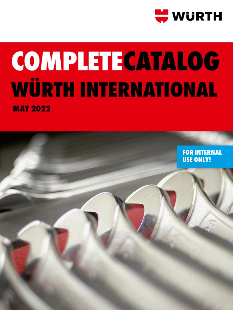 Catalog Wurth | PDF | Rechargeable Battery | Drill