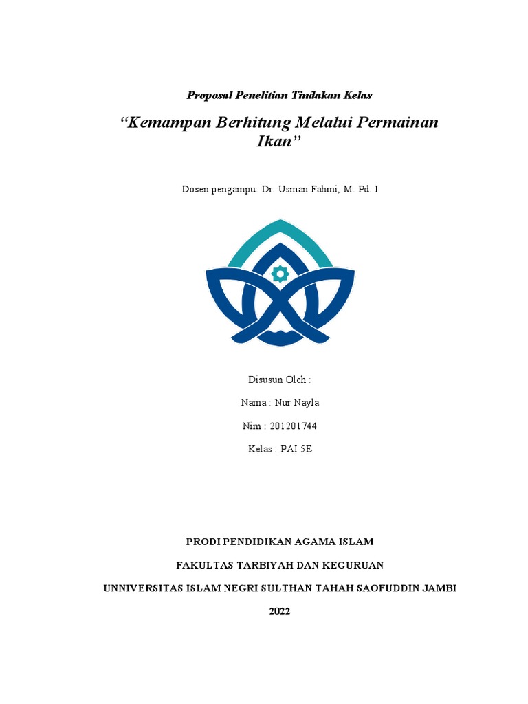 Proposal Penelitian Tindakan Kelas | PDF Proposal Penelitian Tindakan Kelas | PDF