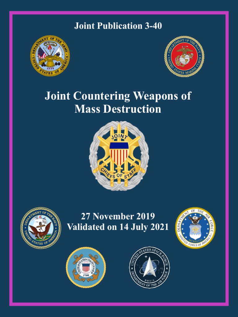 Joint Countering WMD Doctrine Guide | PDF | Weapons Of Mass Destruction ...