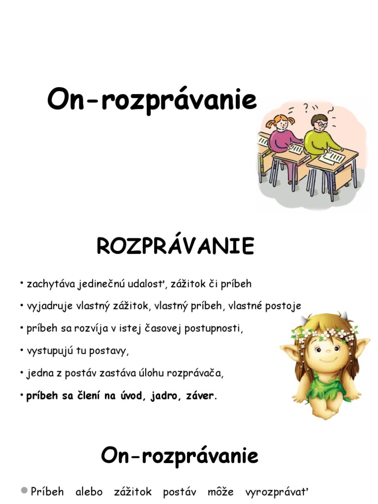 SJL 6 ON-rozpravanie | PDF