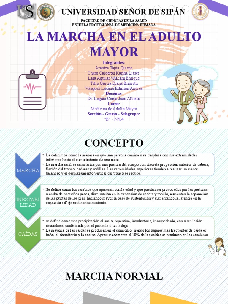 Marcha e Inestabilidad en Mayores | PDF | Vejez | Rodilla