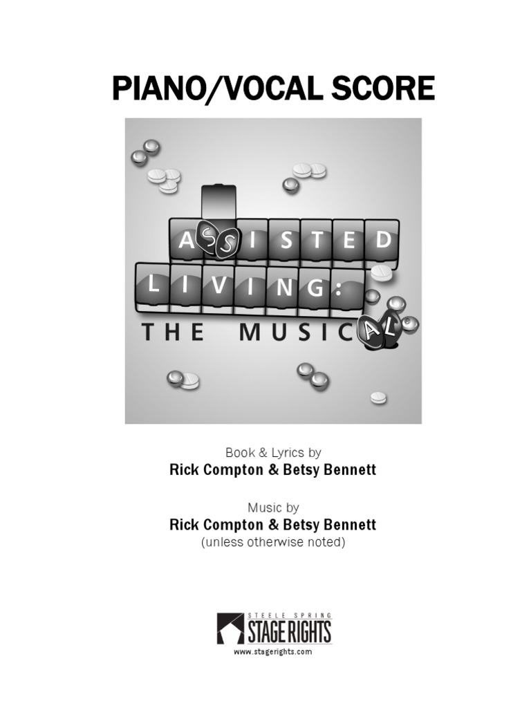 Assisted Living Piano Vocal Score | PDF | Copyright | Freedom Of ...