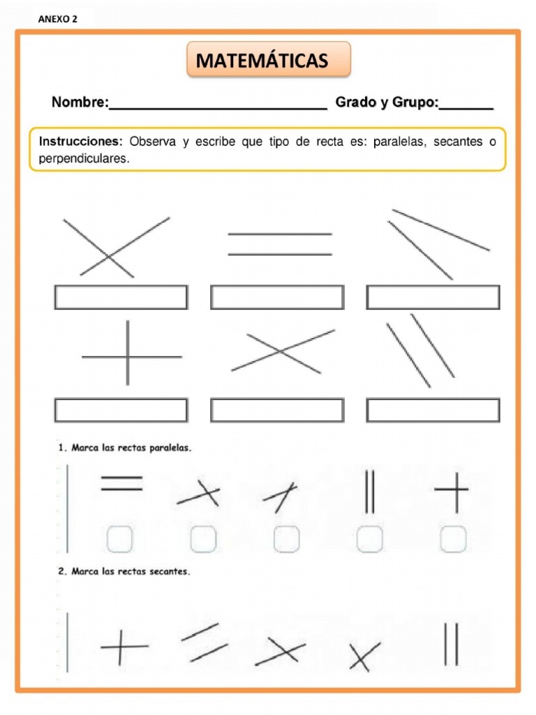 Tipos de Rectas | PDF