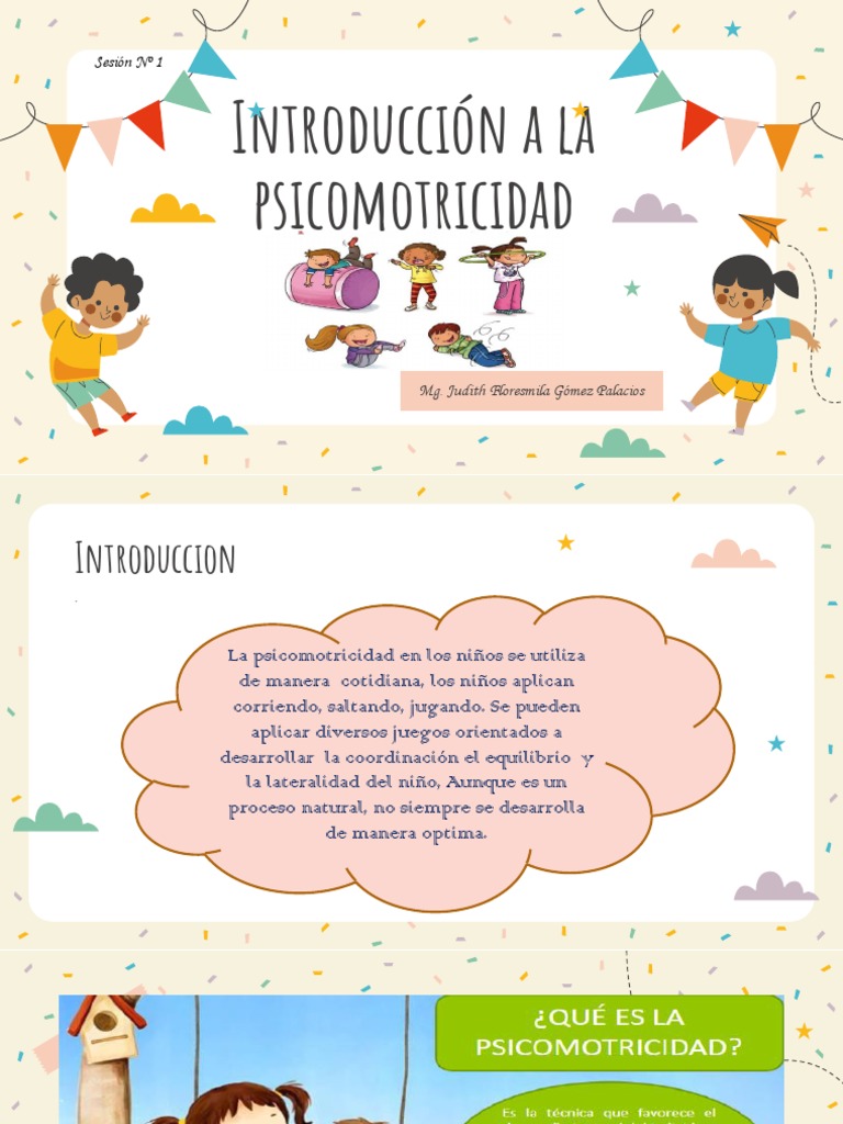 Sesión 1 Psicomotricidad (Introducciòn) | PDF | Conceptos psicologicos | Ciencias del comportamiento