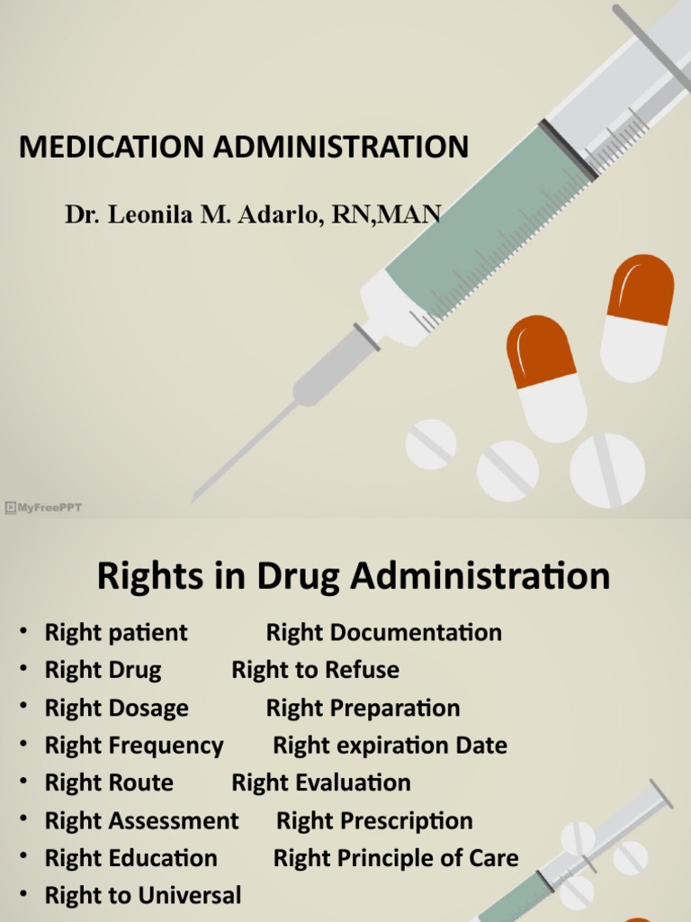 Medication Administration Guide | PDF | Injection (Medicine) | Syringe