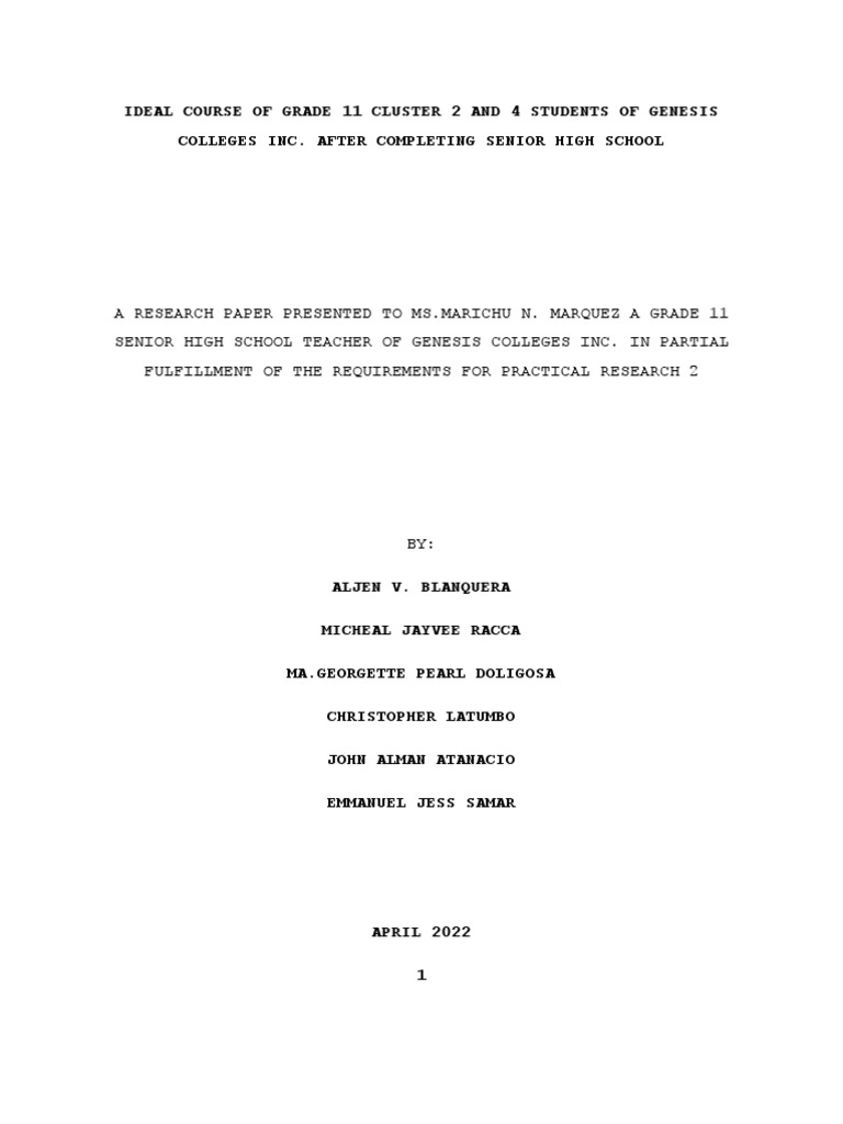 Final Research 1 3 | PDF | Sampling (Statistics) | Science