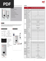 SolaX Datasheet For Inverters. | PDF | Alternating Current | Electrical ...