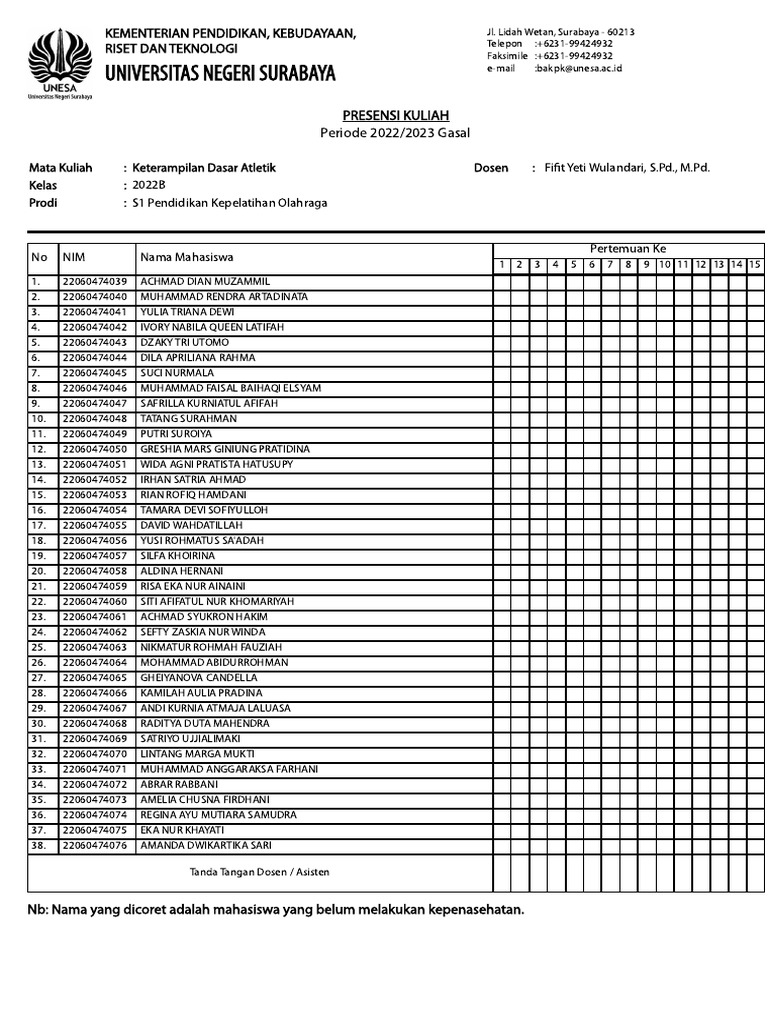 SIAKAD - Absen 3 | PDF