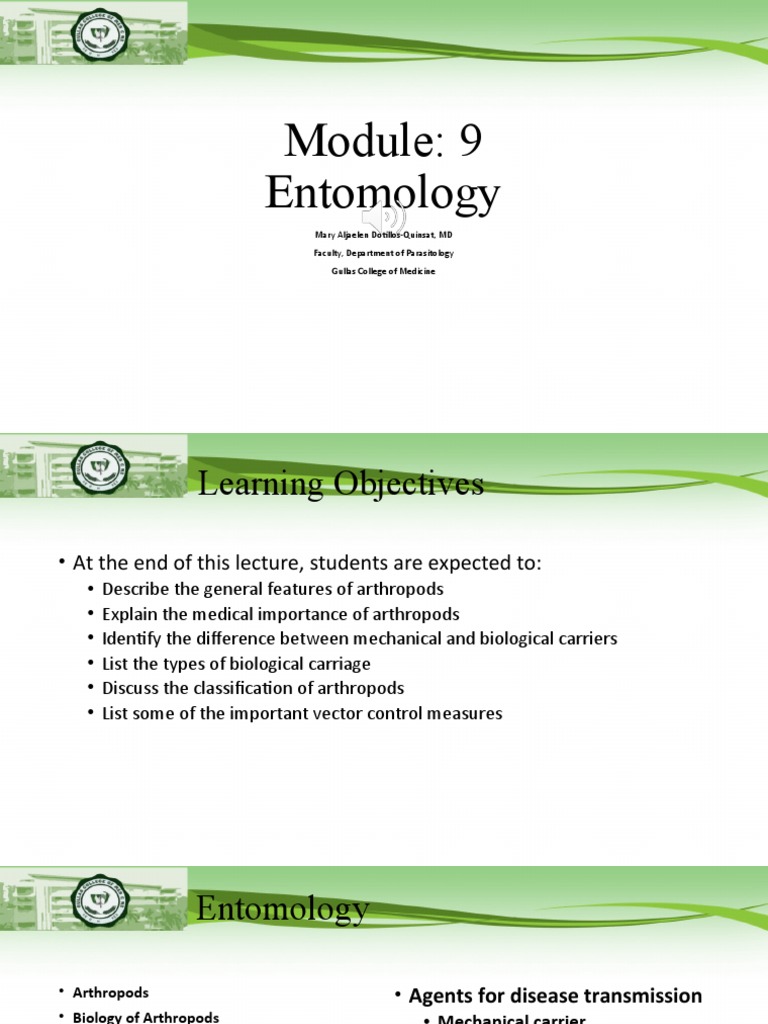 Parasitology Entomology DR Quinsat | PDF | Insects | Fly