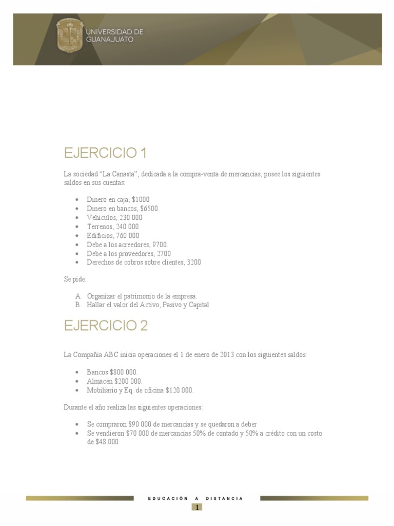 Ejercicios y Casos Practicos | PDF | Finanzas y administración del dinero | Derecho