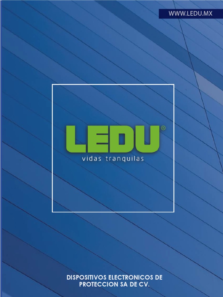 Alarmas LEDU: Seguridad y Monitoreo | PDF | Alarma de seguridad