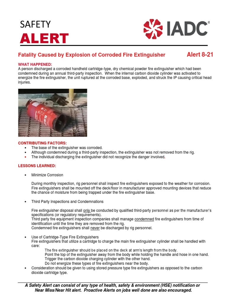 Safety Alert 8 21 | PDF | Hazards | Safety