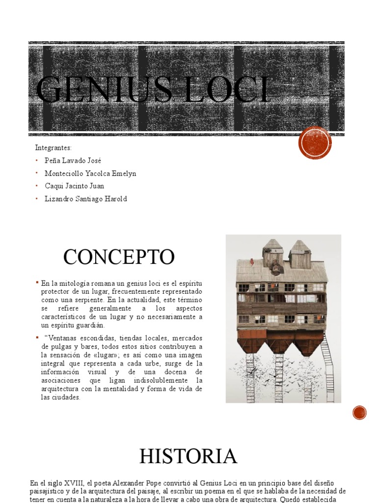GENIUS LOCI Arquitectura y Hogar | PDF