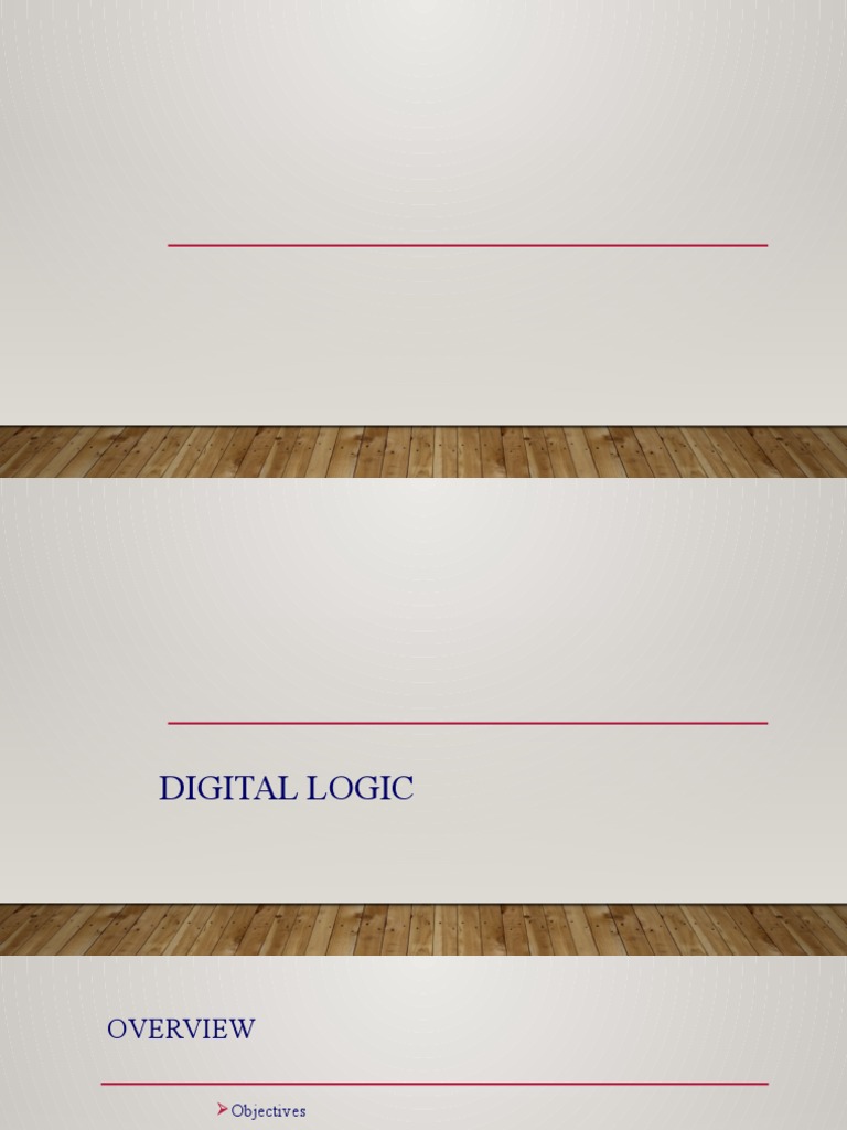 Digital Logic | PDF | Logic Gate | Teaching Mathematics