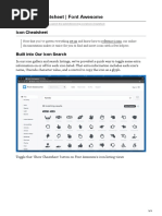 Cheatsheet - Font Awesome | PDF | Character Encoding | Digital Typography