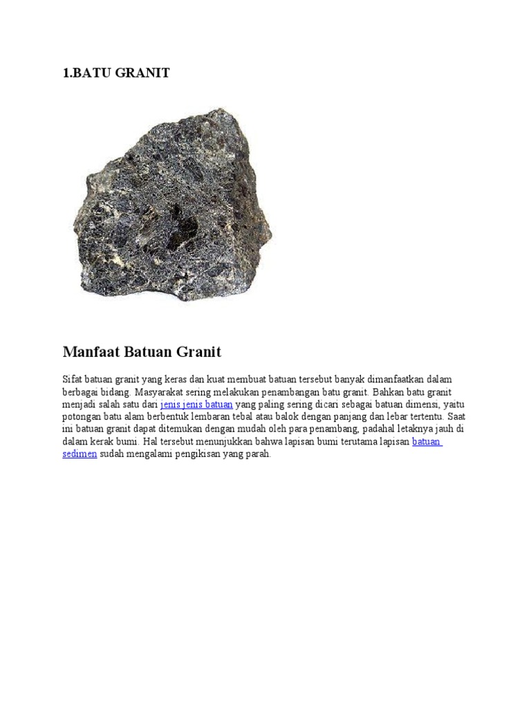 Macam Macam Batu | PDF