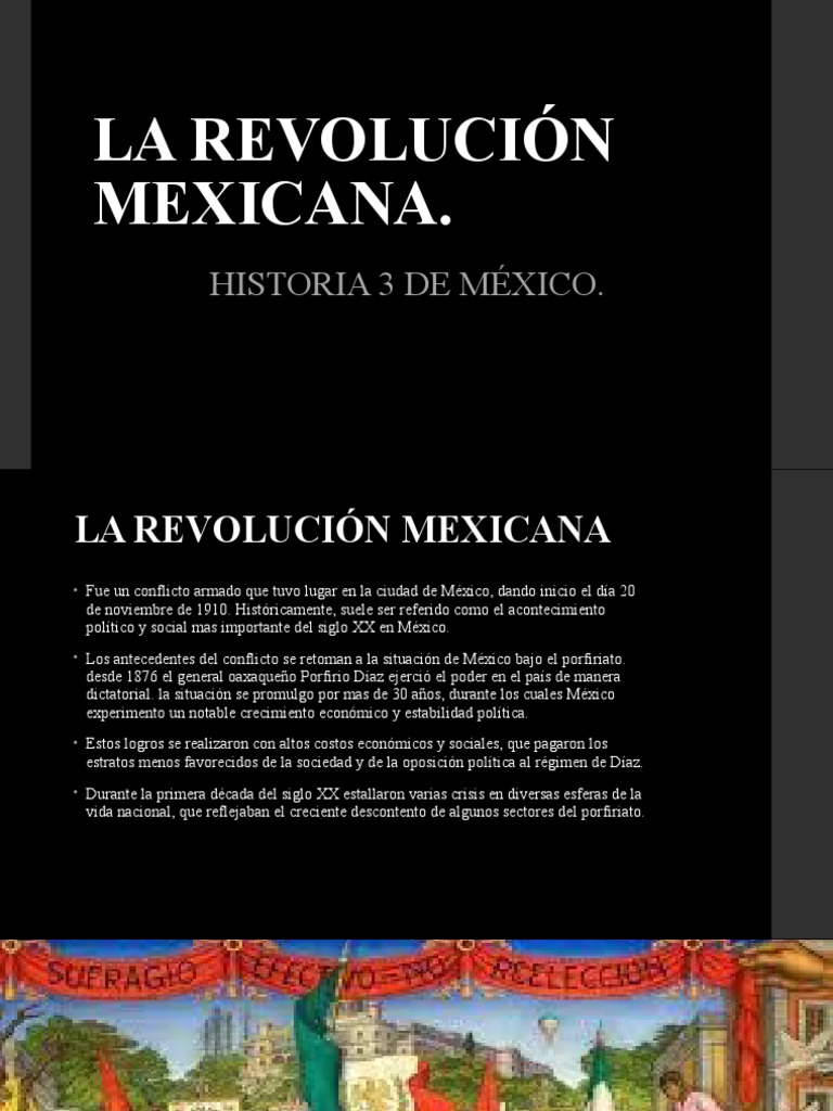 La Revolución Mexicana | PDF | revolución mejicana | México