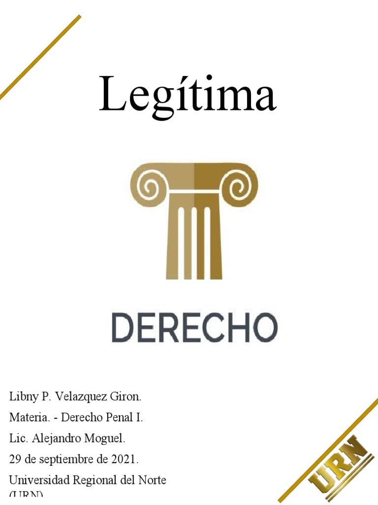 Legitima Defensa | PDF | Derecho penal | Violencia