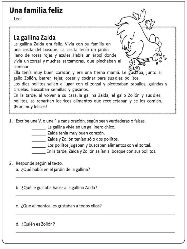 Lectura para Cuarto | PDF