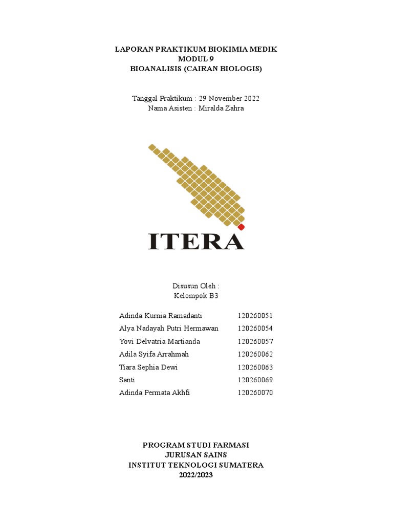 Laprak Biomed m9 | PDF