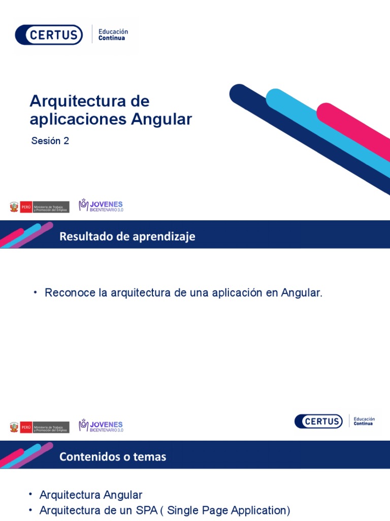 S2 - Presentación Angular | PDF | Software de la aplicacion | Aplicación web