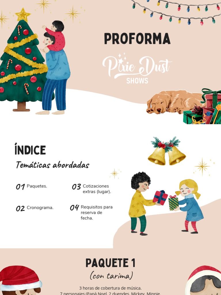 Proforma Navidad | PDF | Navidad